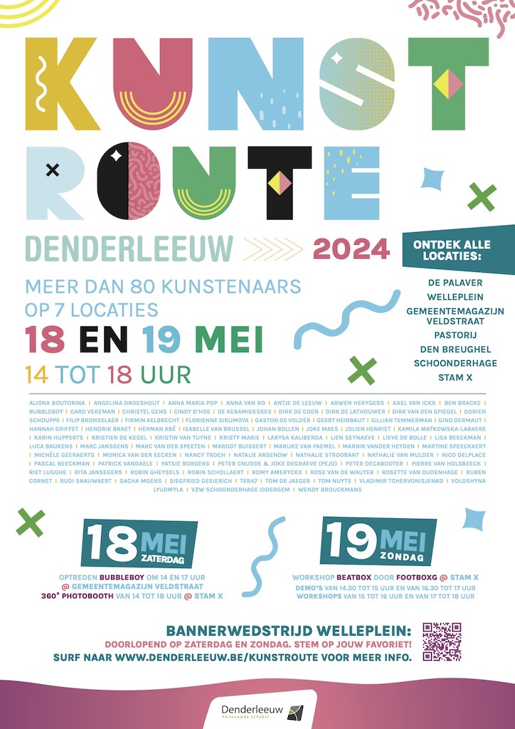 18 -19 mei 2024 – Kunstroute Denderleeuw – Anna van Ro